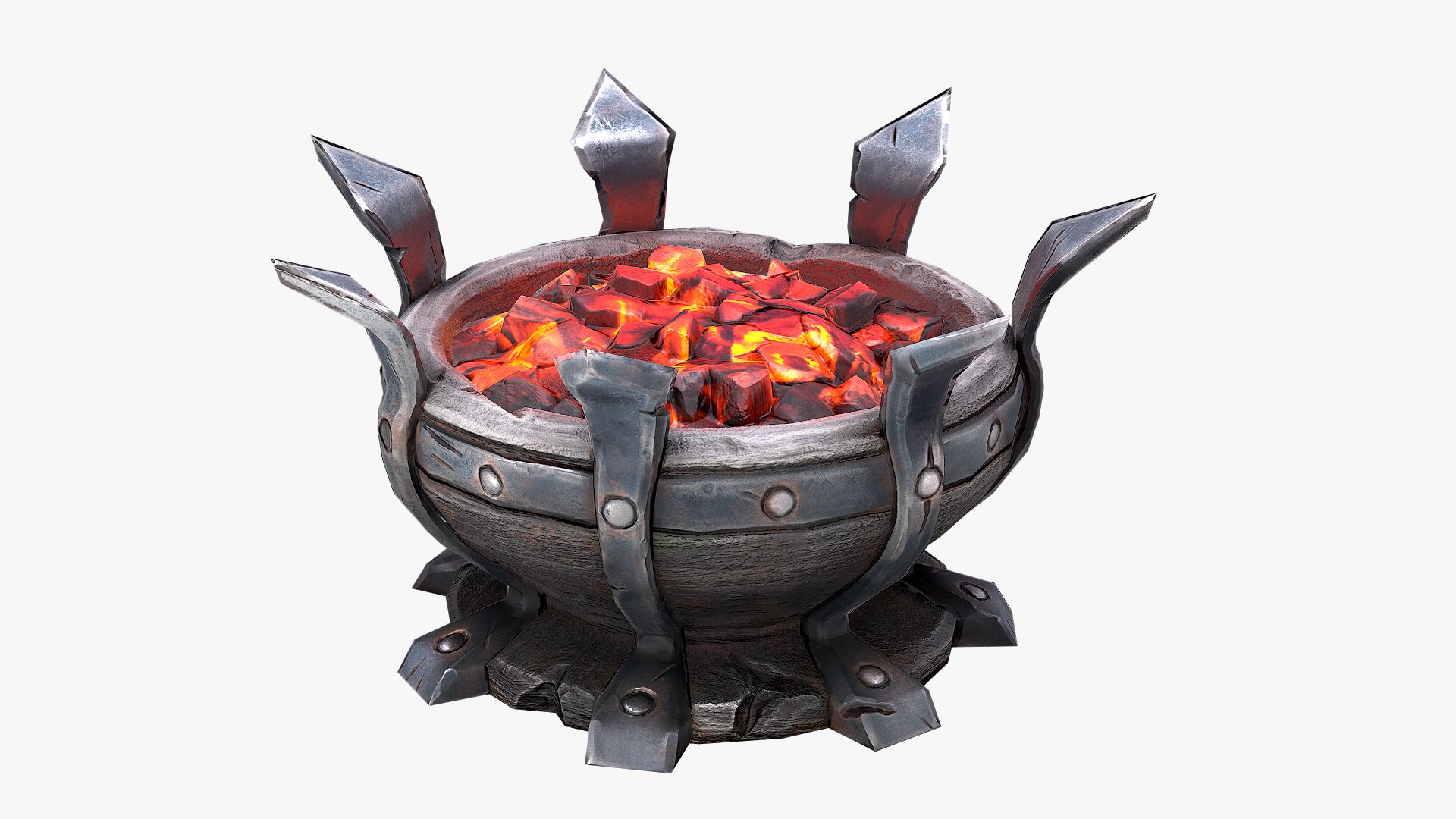 Brazier lighting pack 3D model - TurboSquid 1756774