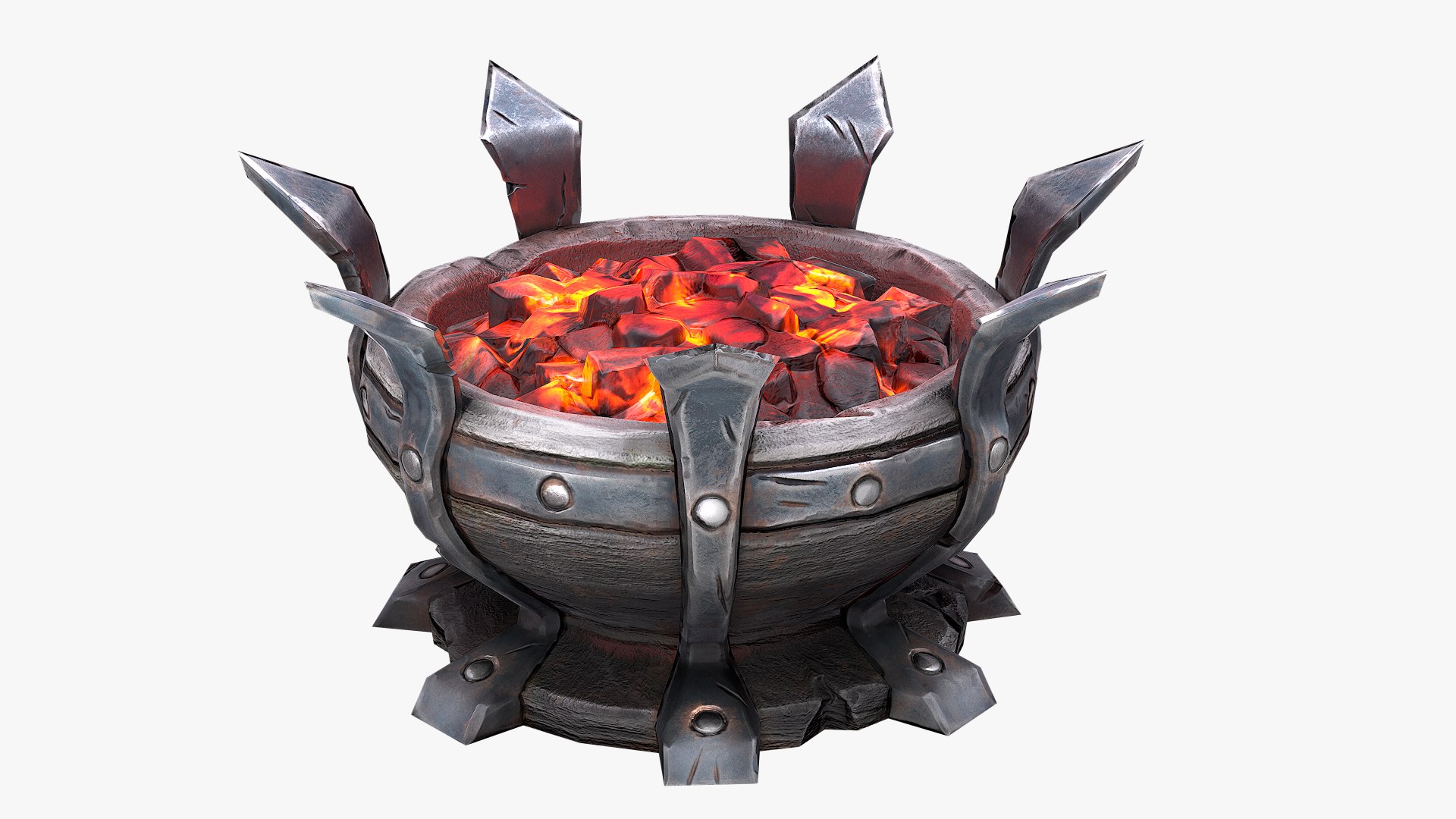 Brazier lighting pack 3D model - TurboSquid 1756774