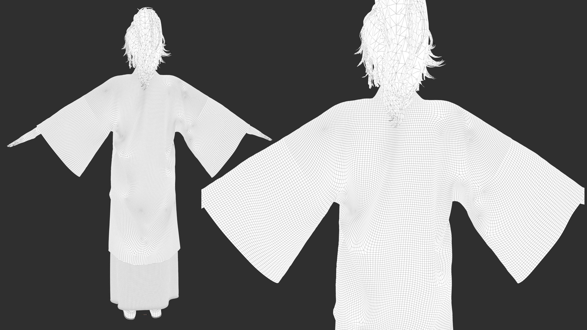 Beautiful Woman In Tang Dynasty Of Ancient China 3D Model - TurboSquid ...