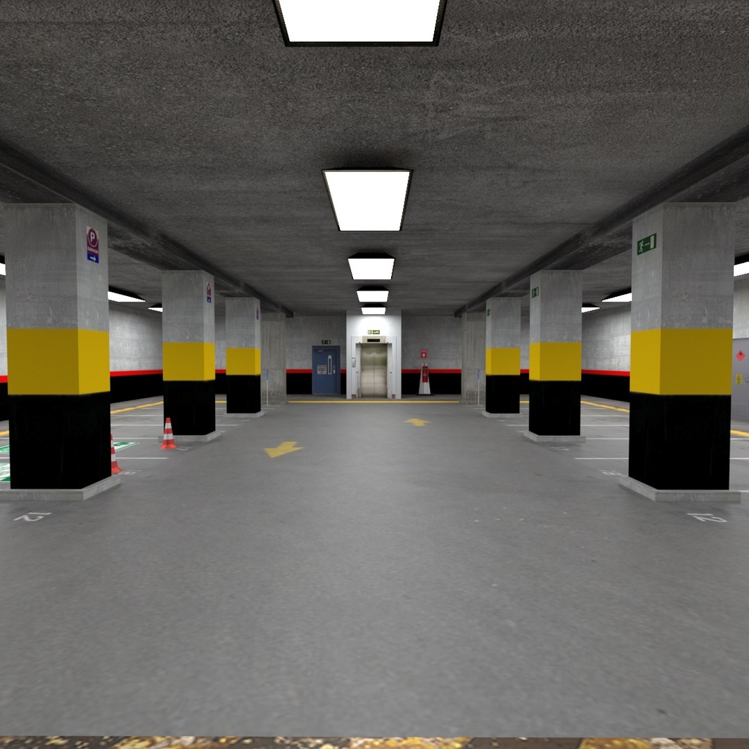 Parking Garage 3D Model - TurboSquid 1910962