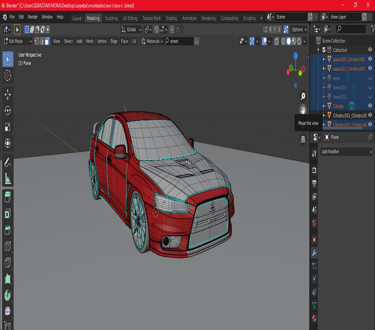Evo X 3D Model - TurboSquid 1738507