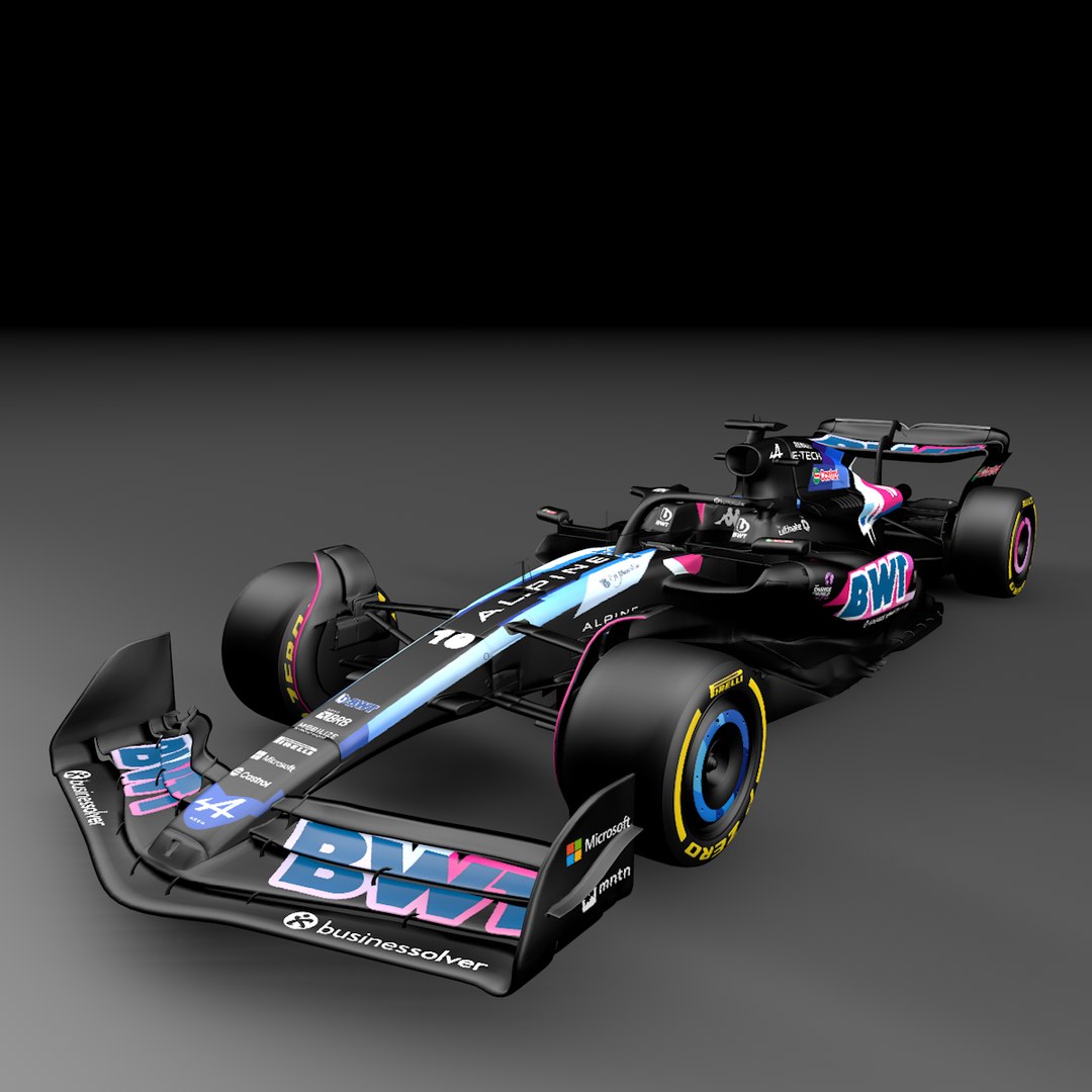 3D Model F1 Alpine A524 - Modele 3D - TurboSquid 2216864