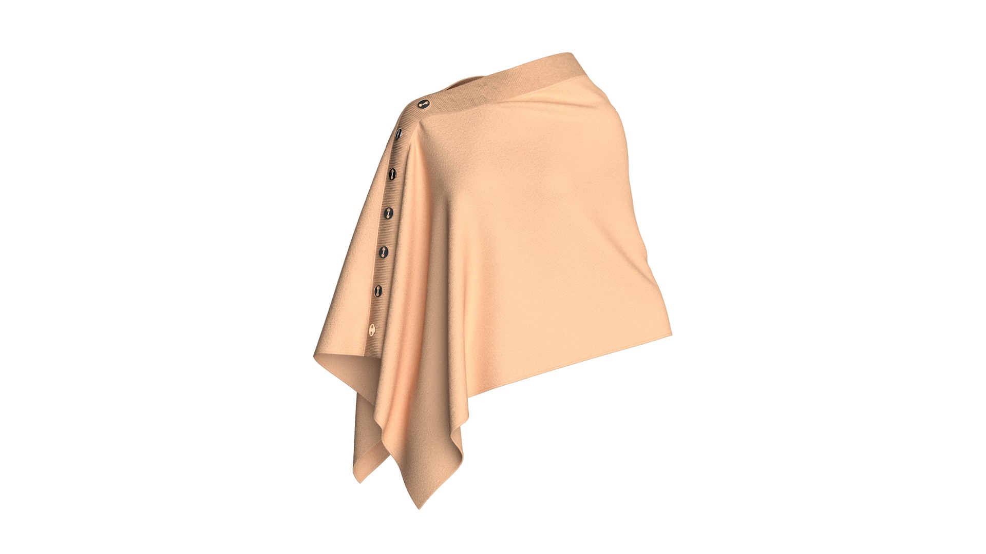 Girls Cope Dress V6 3D Model - TurboSquid 2401090