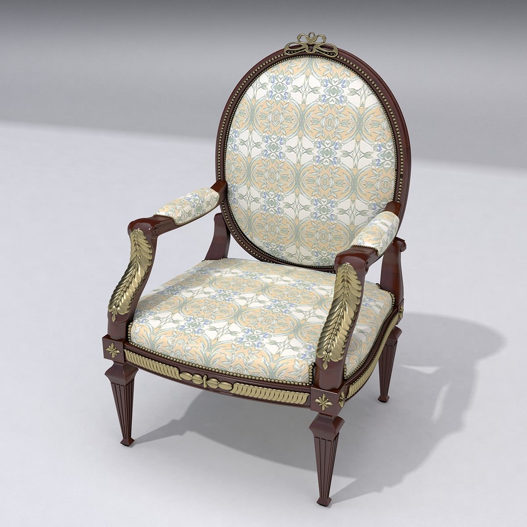 3d Model Of Classical Chair