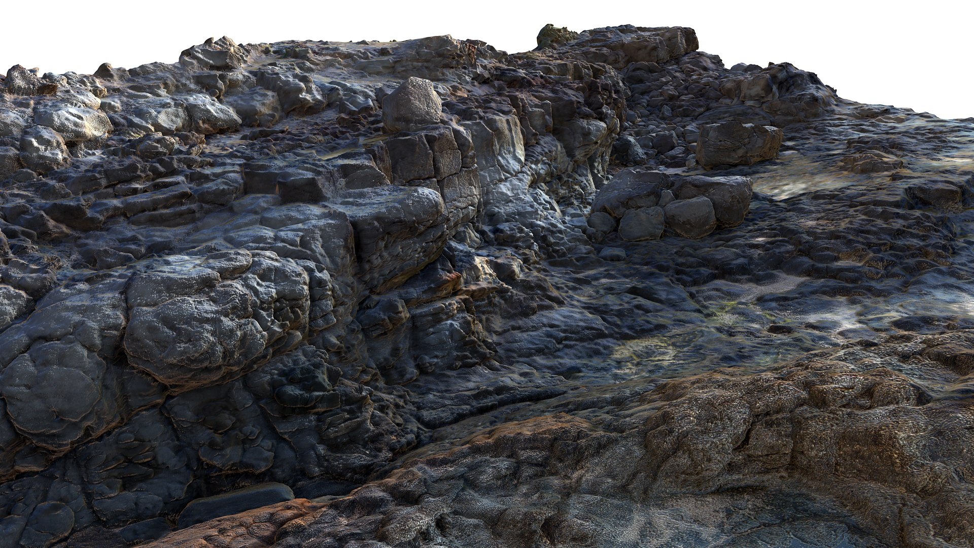 3d ocean cliffs ultra hd