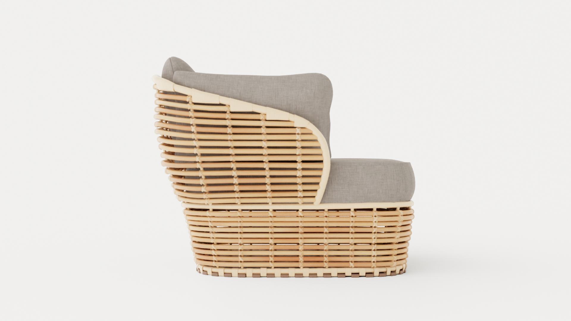 3D Basket Lounge Chair - TurboSquid 2240334