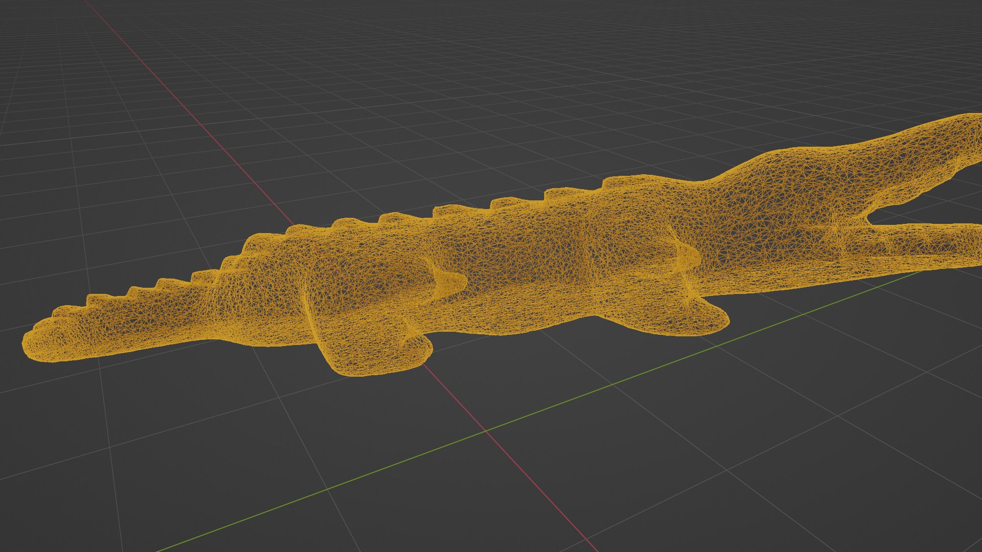 Wooden Crocodile 3D Model - TurboSquid 2114430