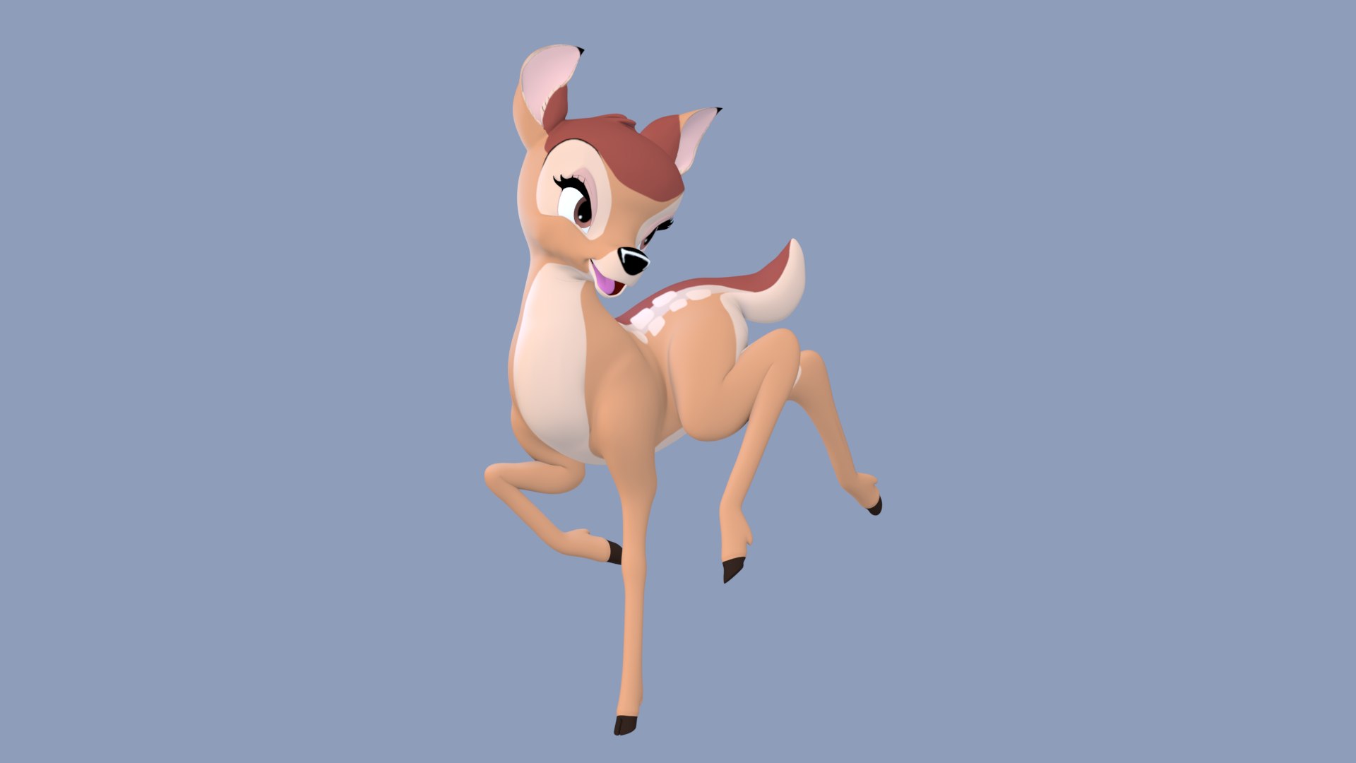 Bambi Fawn Model 3D Model - TurboSquid 2130815