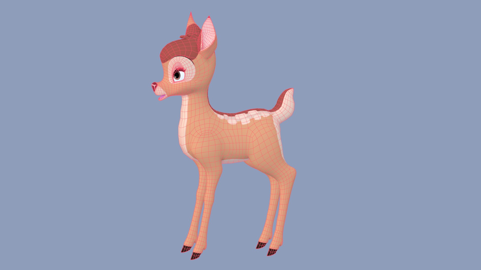 Bambi Fawn Model 3D Model - TurboSquid 2130815