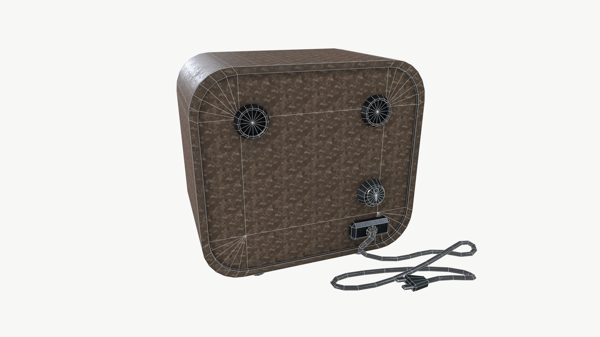 3D Model Retro Radio - TurboSquid 2370565