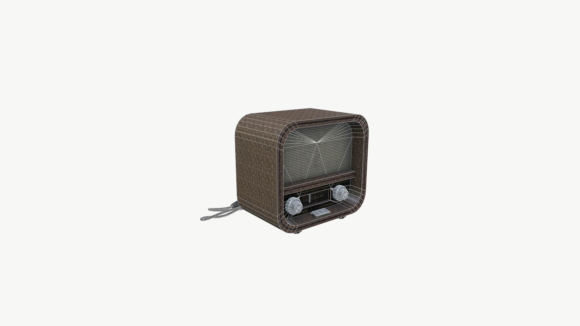 3D Model Retro Radio - TurboSquid 2370565