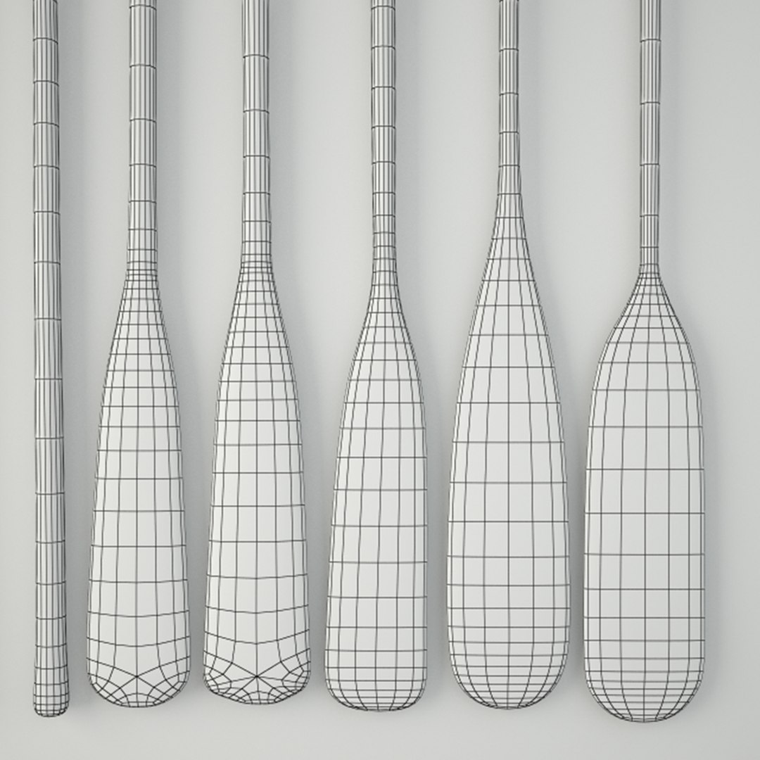 Oars 3D - TurboSquid 1200953