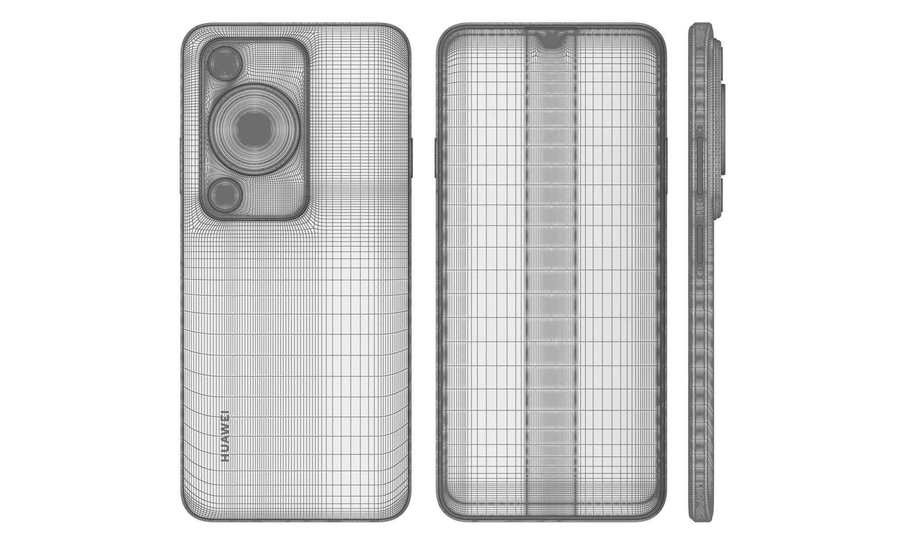 3D Huawei Enjoy 70S Ice Blue Model - TurboSquid 2399260