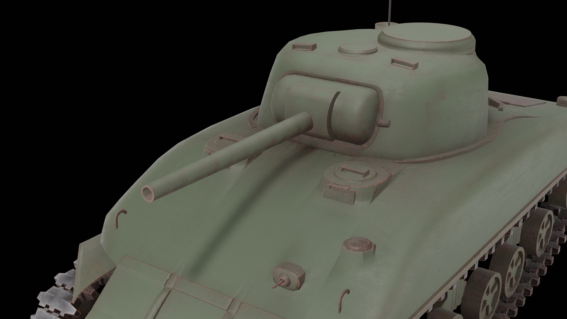 3D M4 Sherman Tank model - TurboSquid 1994365