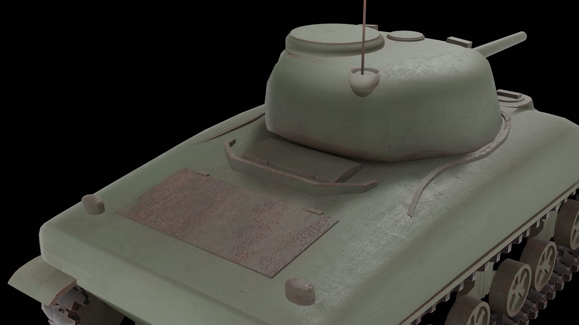 3D M4 Sherman Tank model - TurboSquid 1994365