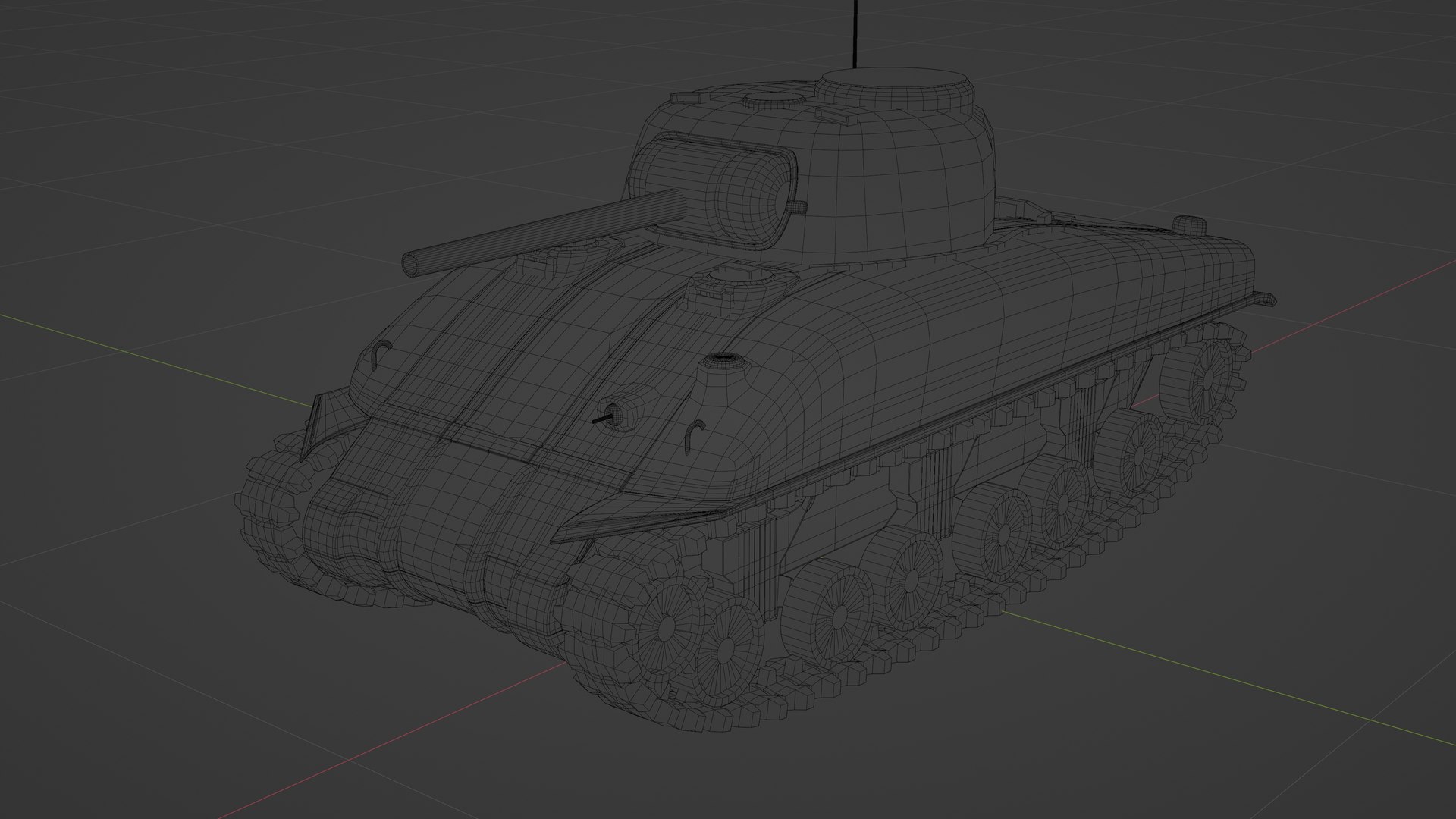 3D M4 Sherman Tank model - TurboSquid 1994365
