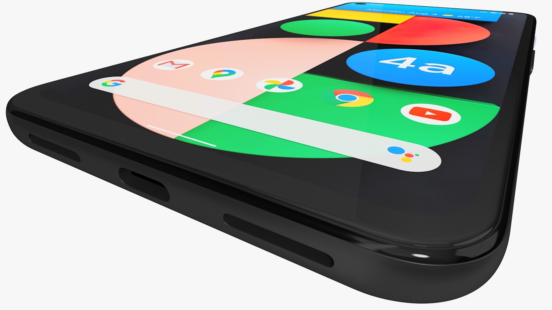 3D model realistic google pixel 4a - TurboSquid 1630244