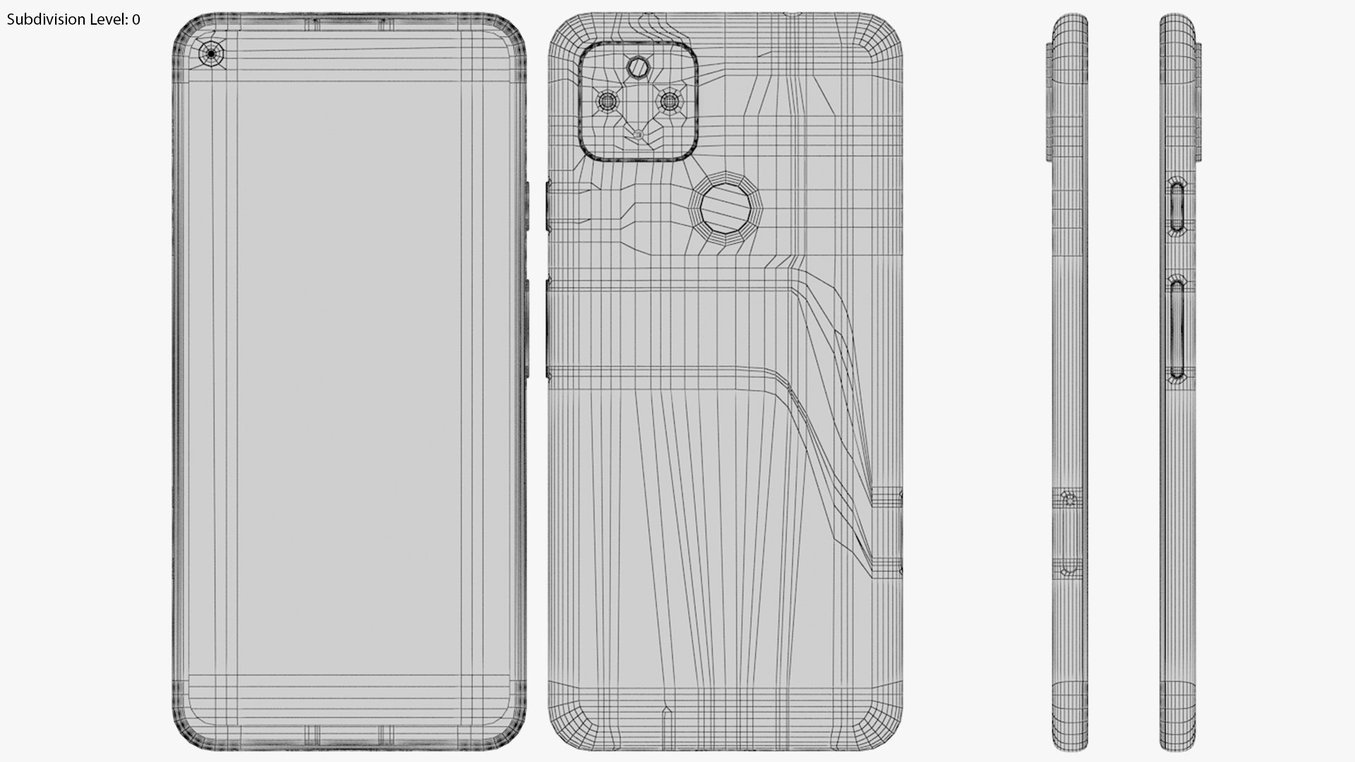 3D model realistic google pixel 4a - TurboSquid 1630244