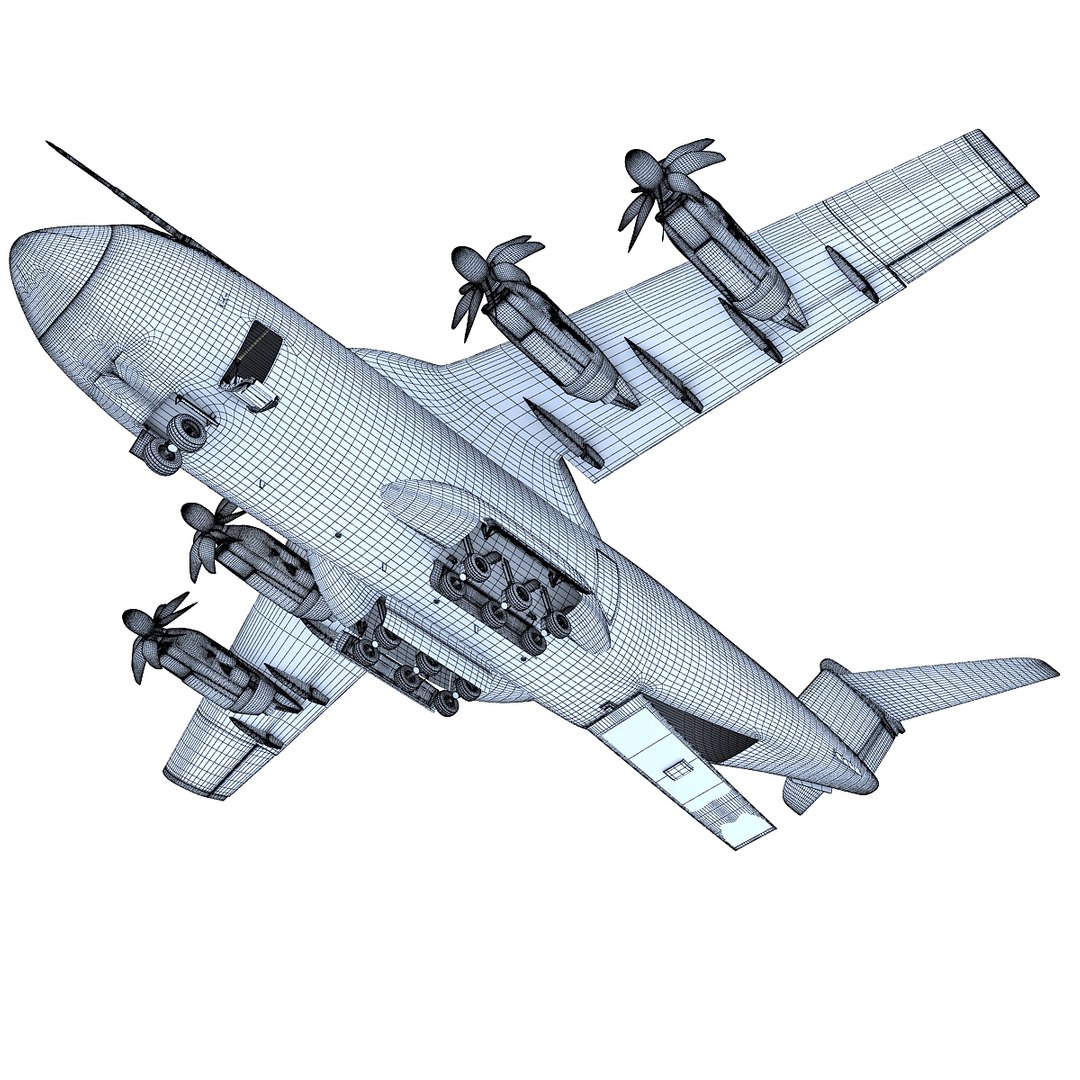 3d max airbus a400m atlas