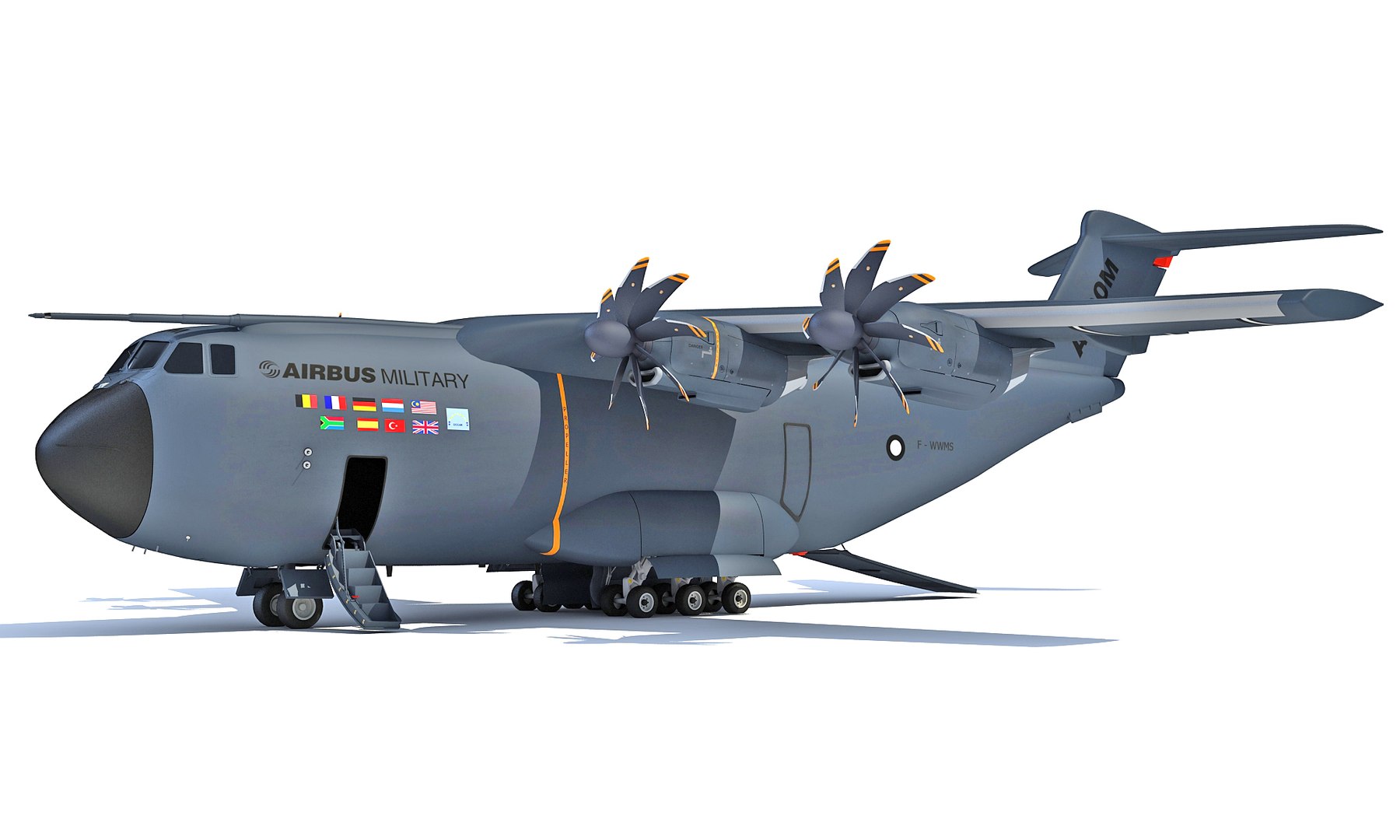 3d Max Airbus A400m Atlas