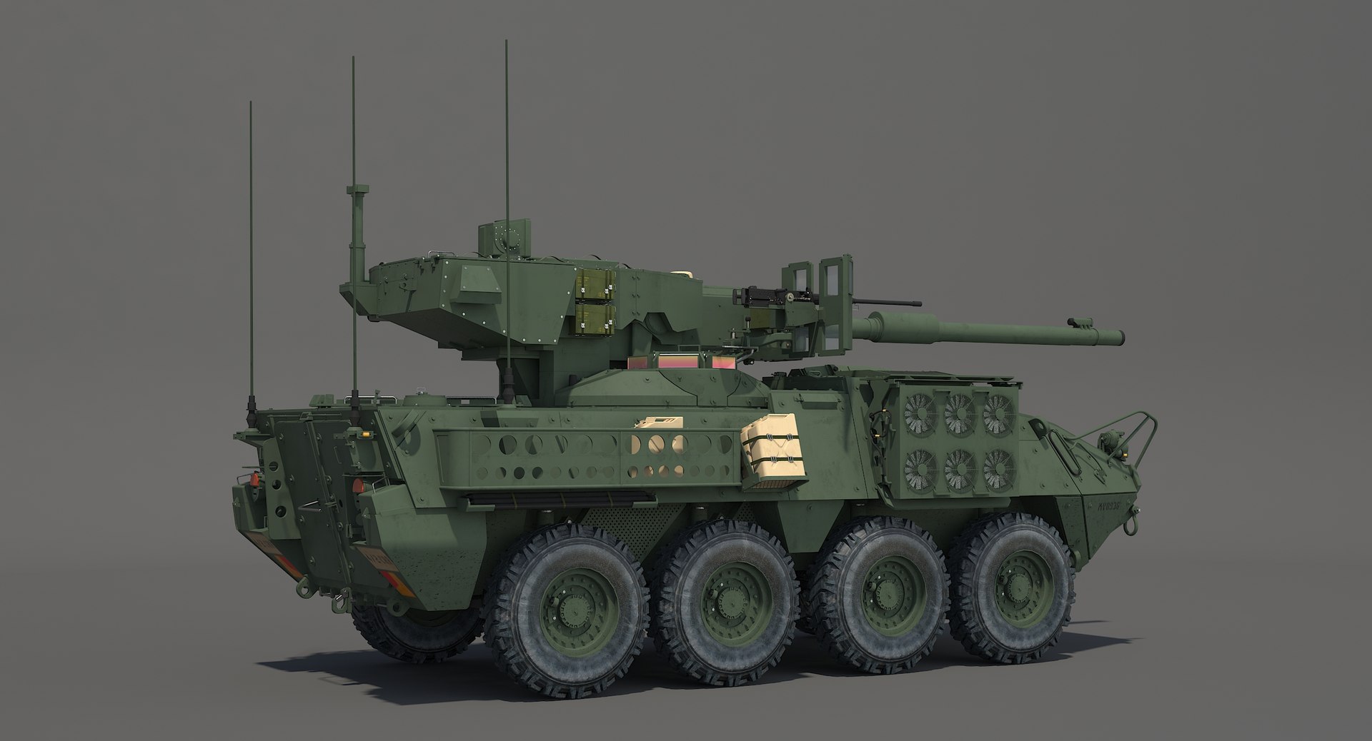 M1128 MGS Tank Destroyer 3D - TurboSquid 2174405