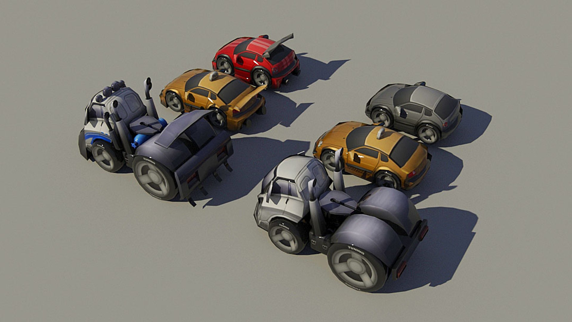 3ds max unity cars