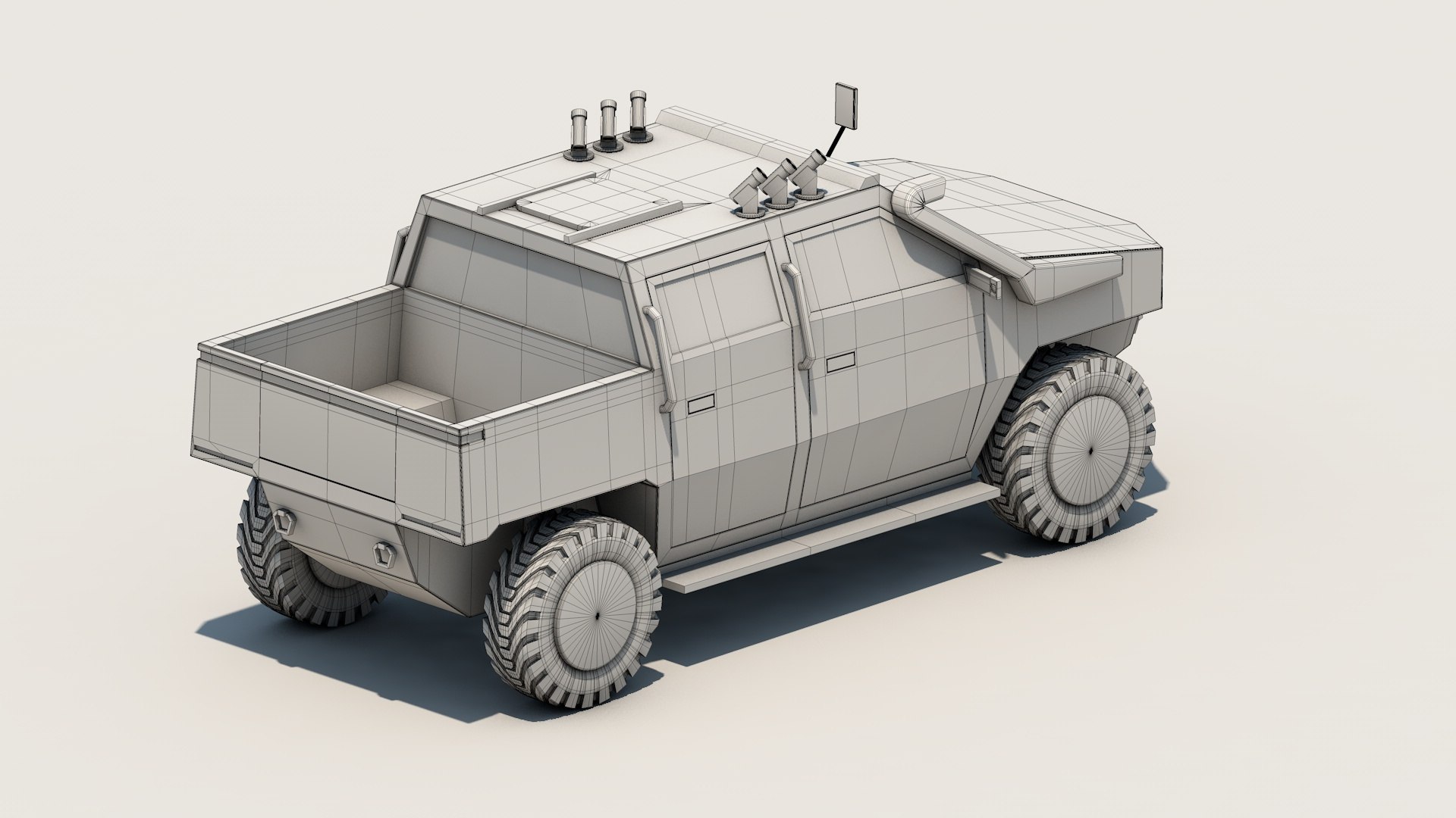 3D Lizard 4x4 Tactical Vehicle Concept All Version Model - TurboSquid ...