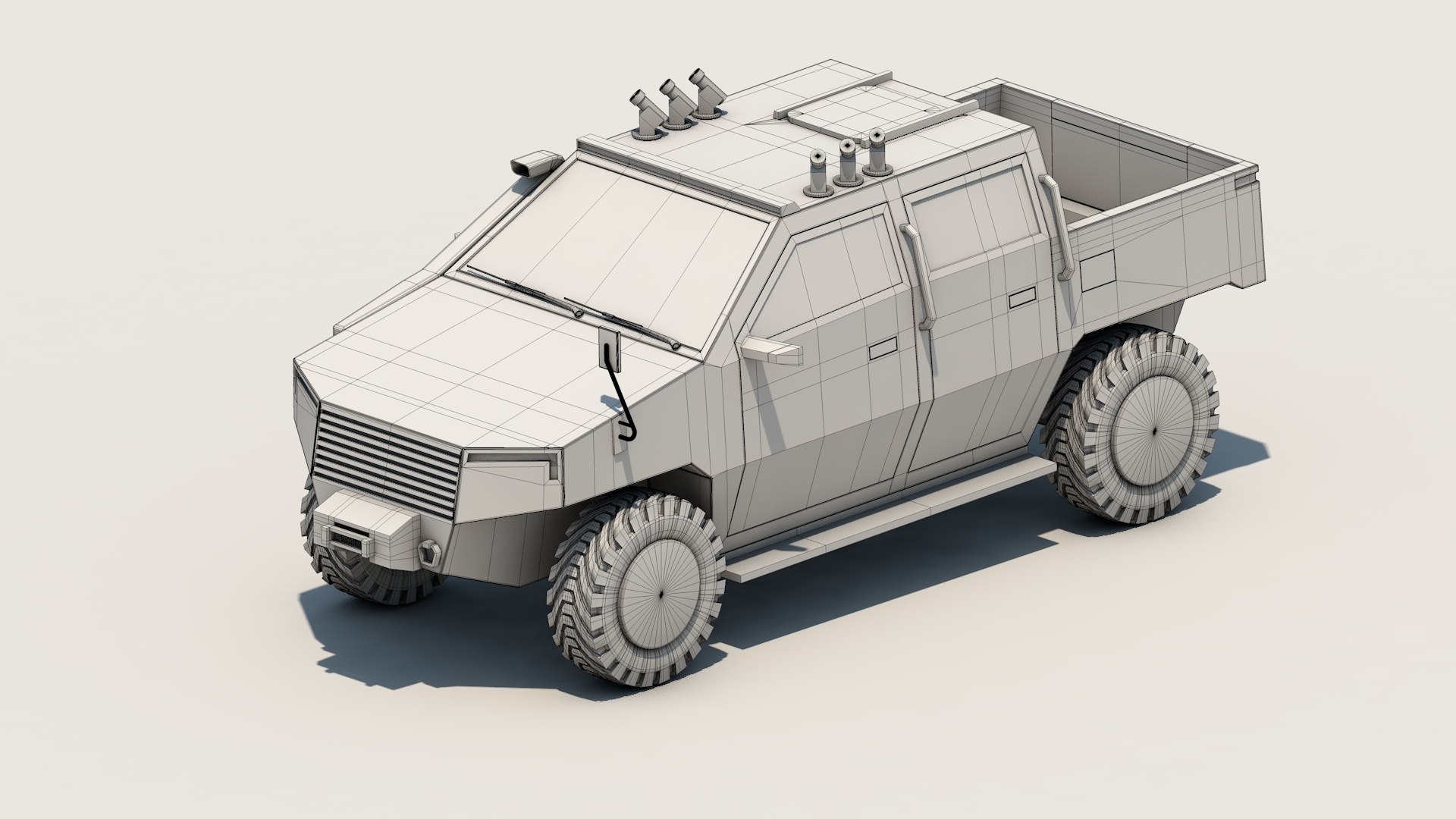 3D Lizard 4x4 Tactical Vehicle Concept All Version Model - TurboSquid ...