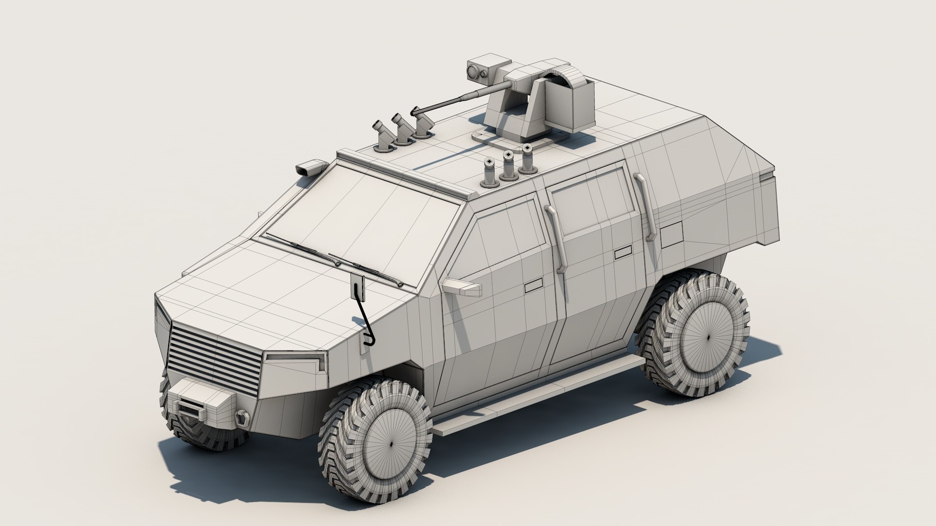 3D Lizard 4x4 Tactical Vehicle Concept All Version Model - TurboSquid ...