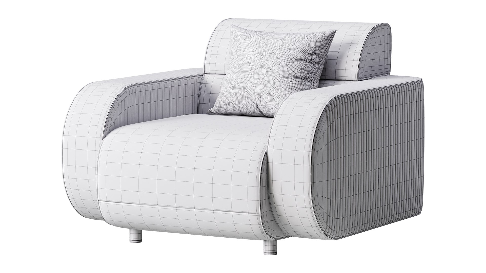 3D ARMCHAIR ROLLINS Model - TurboSquid 2373044