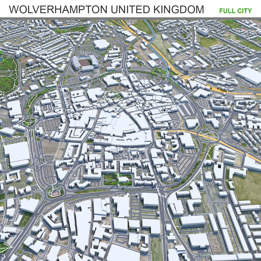Wolverhampton United Kingdom 3D - TurboSquid 2042549