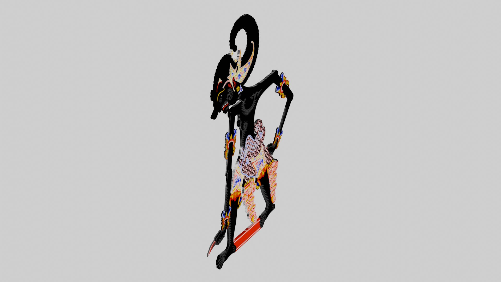 3D Wayang Kulit Bimasena Werkudara Model - TurboSquid 2230787