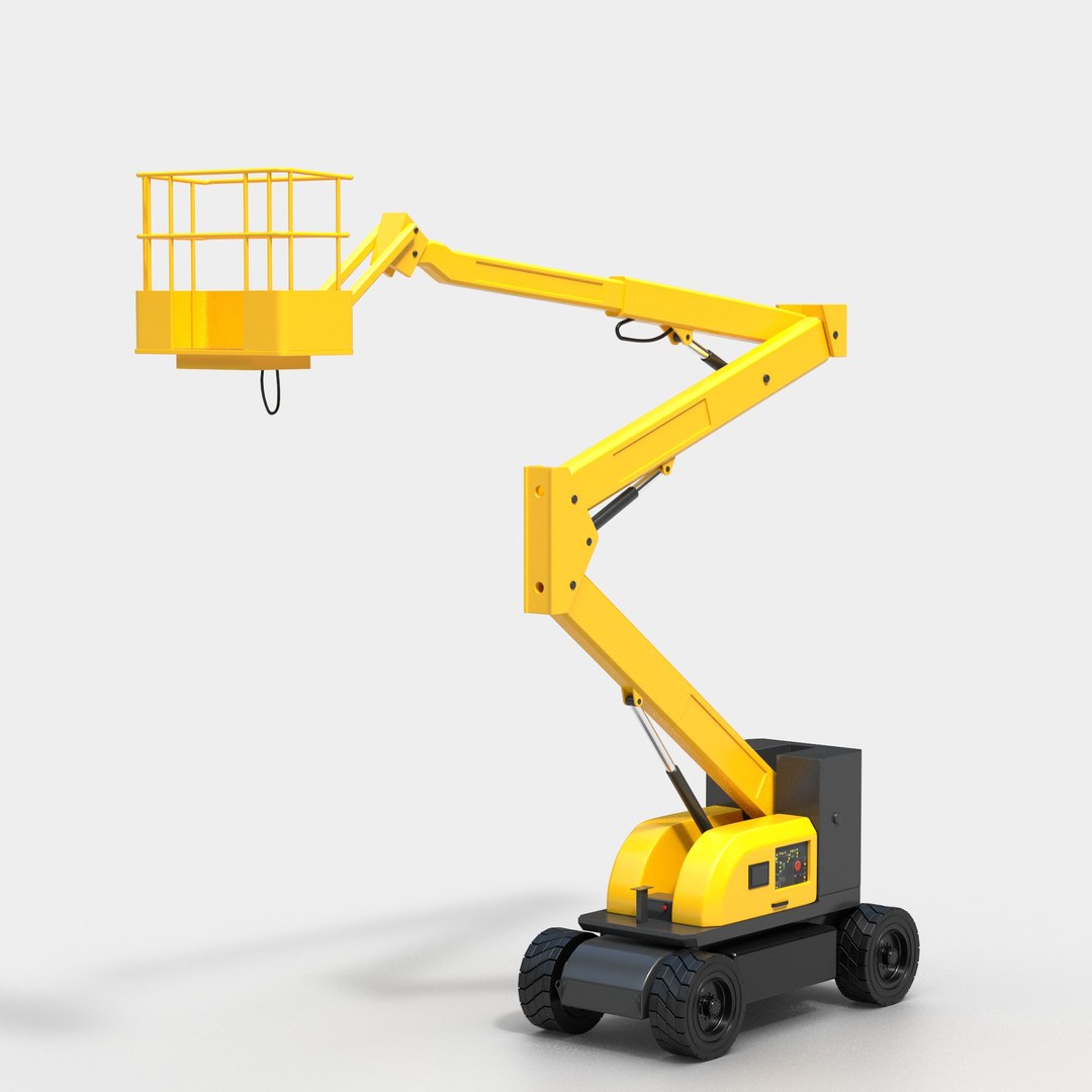 3D Telescoping Platform Boom Lift - TurboSquid 2424057