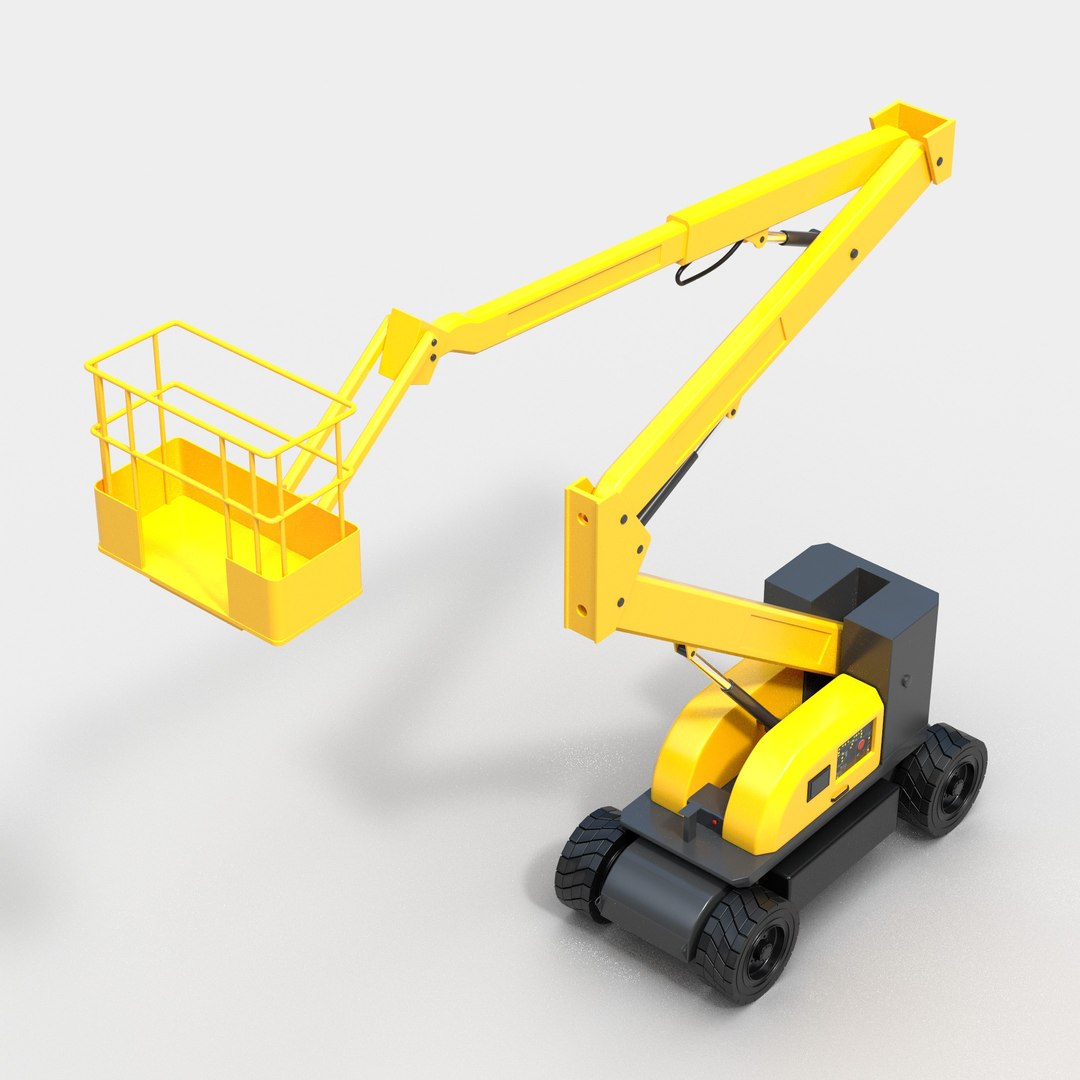 3D Telescoping Platform Boom Lift - TurboSquid 2424057