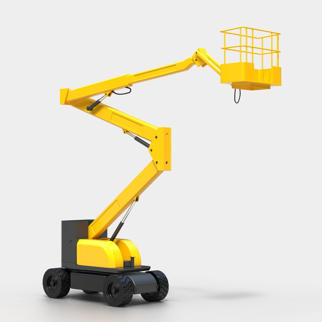 3D Telescoping Platform Boom Lift - TurboSquid 2424057