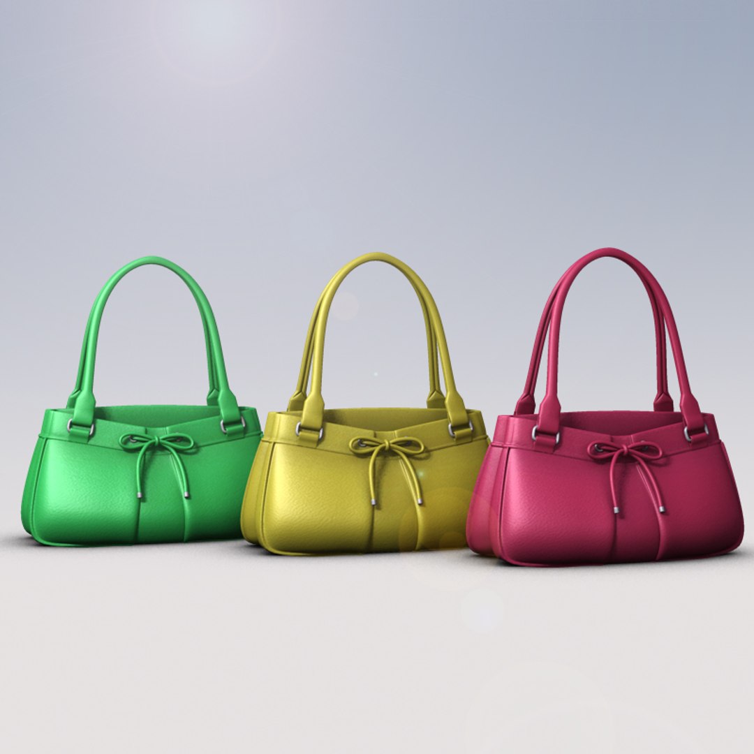 Ladies Hand Bag 3d Model