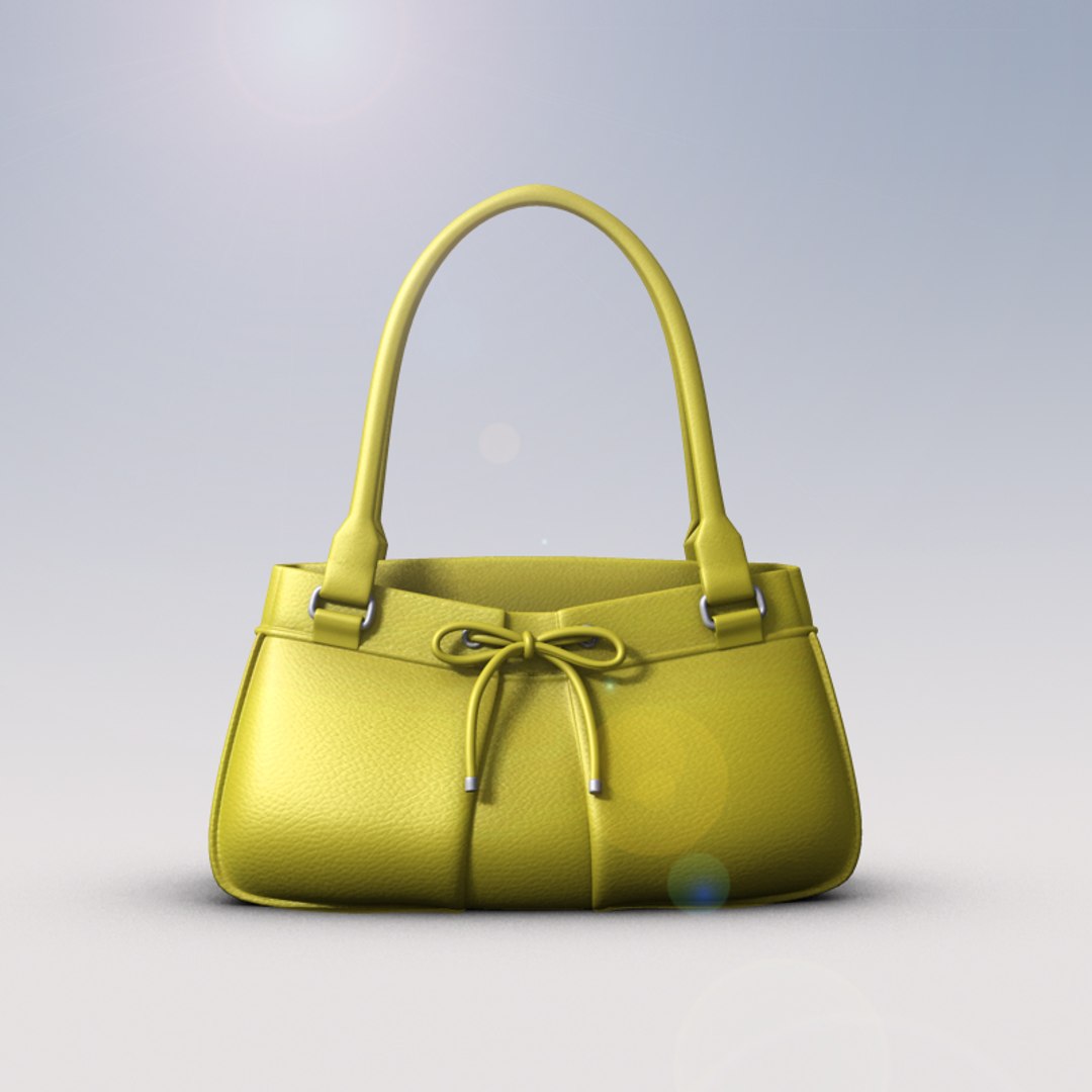 Ladies Hand Bag 3d Model