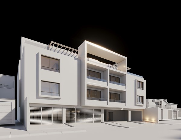 Apartment Building SketchUp Models for Download | TurboSquid