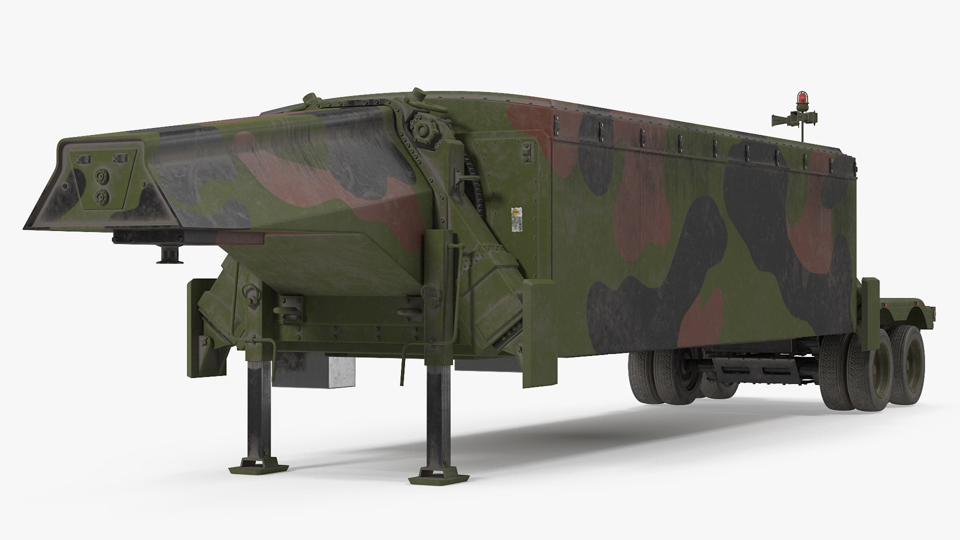 3D camouflage tpy2 radar rigged - TurboSquid 1618458