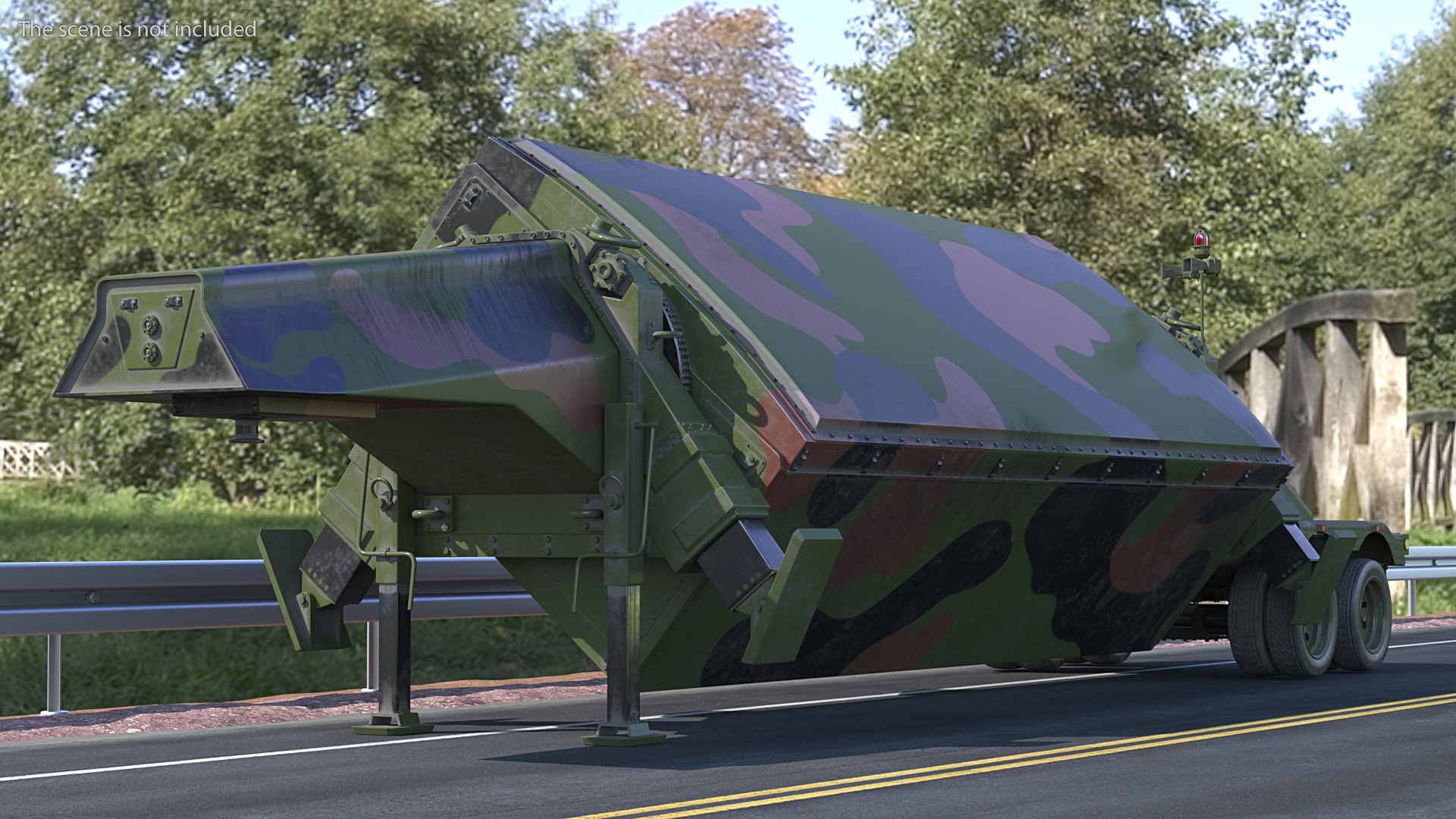 3D camouflage tpy2 radar rigged - TurboSquid 1618458