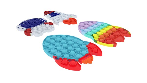 Spider Web Pop It Fidget Toys Set 3D model - TurboSquid 1794968