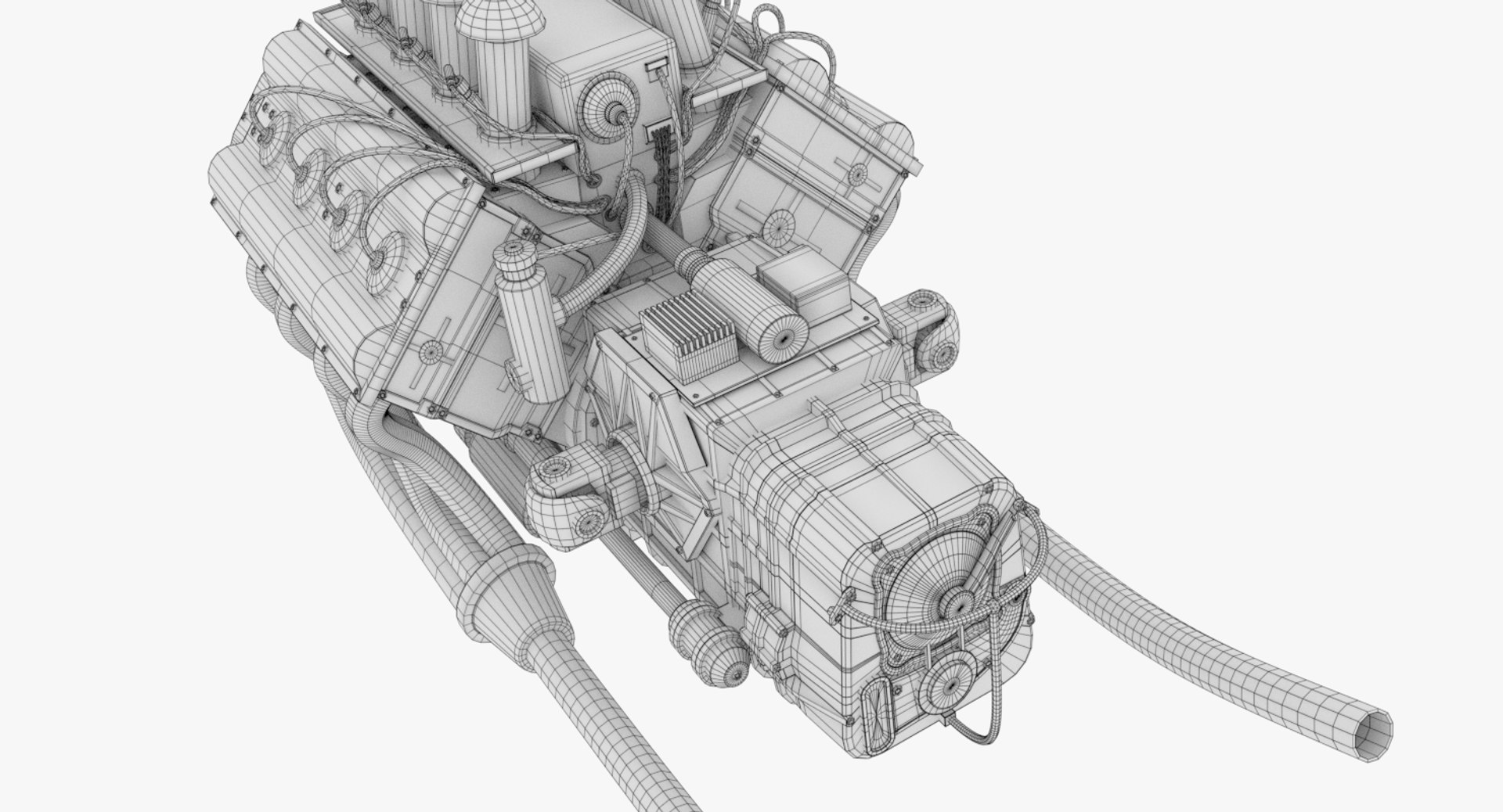 3D model f1 engine v8 - TurboSquid 1286520