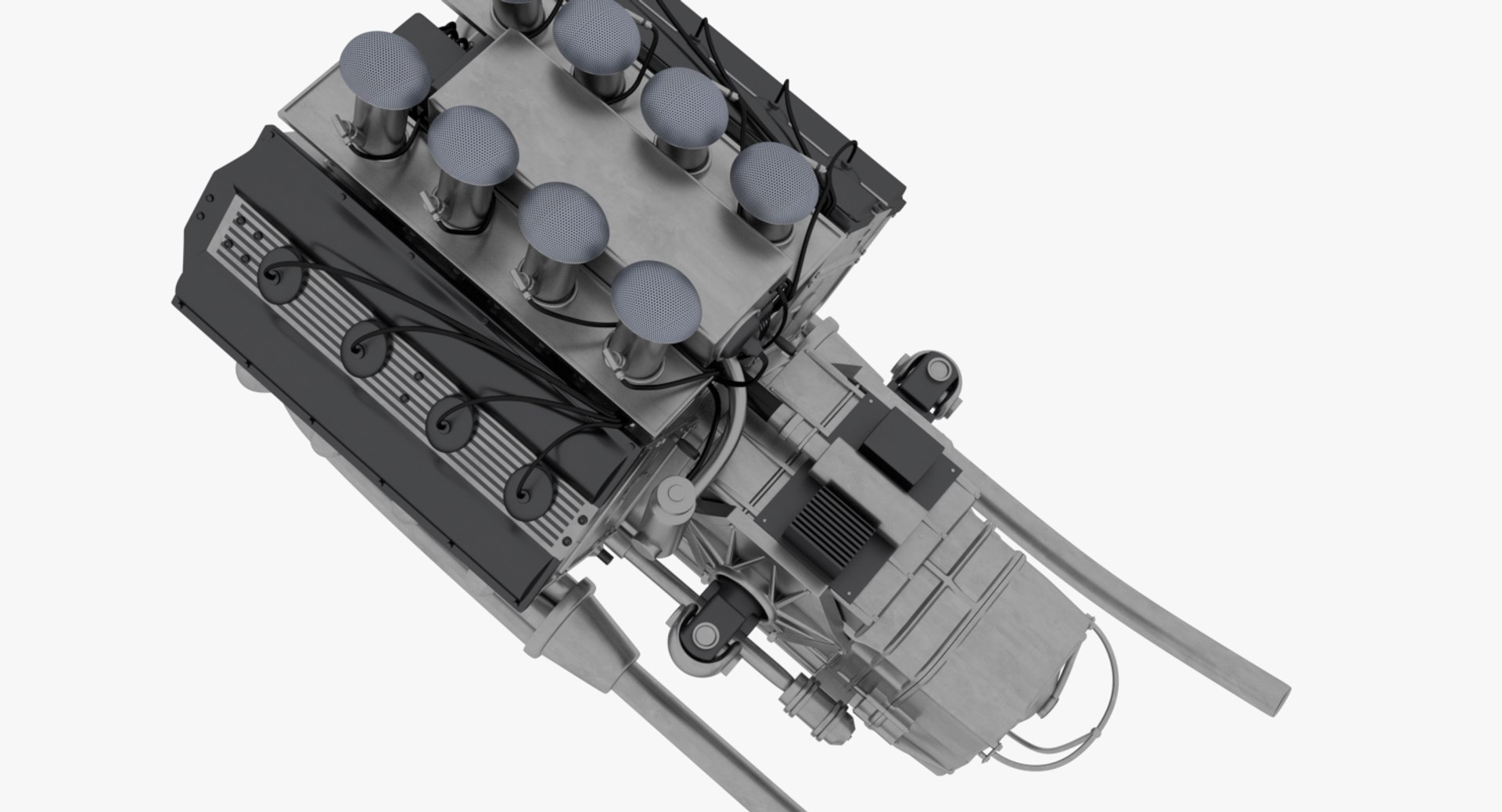 3D Model F1 Engine V8 - TurboSquid 1286520