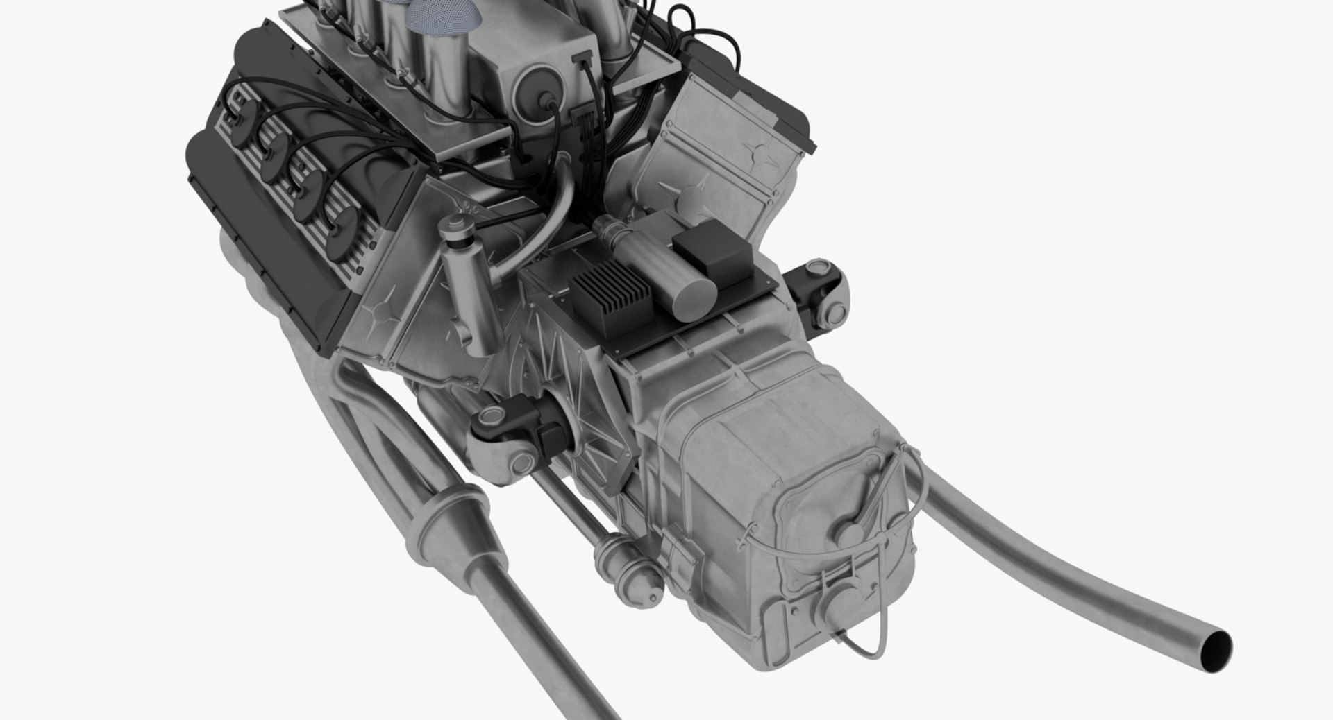 3D Model F1 Engine V8 - TurboSquid 1286520