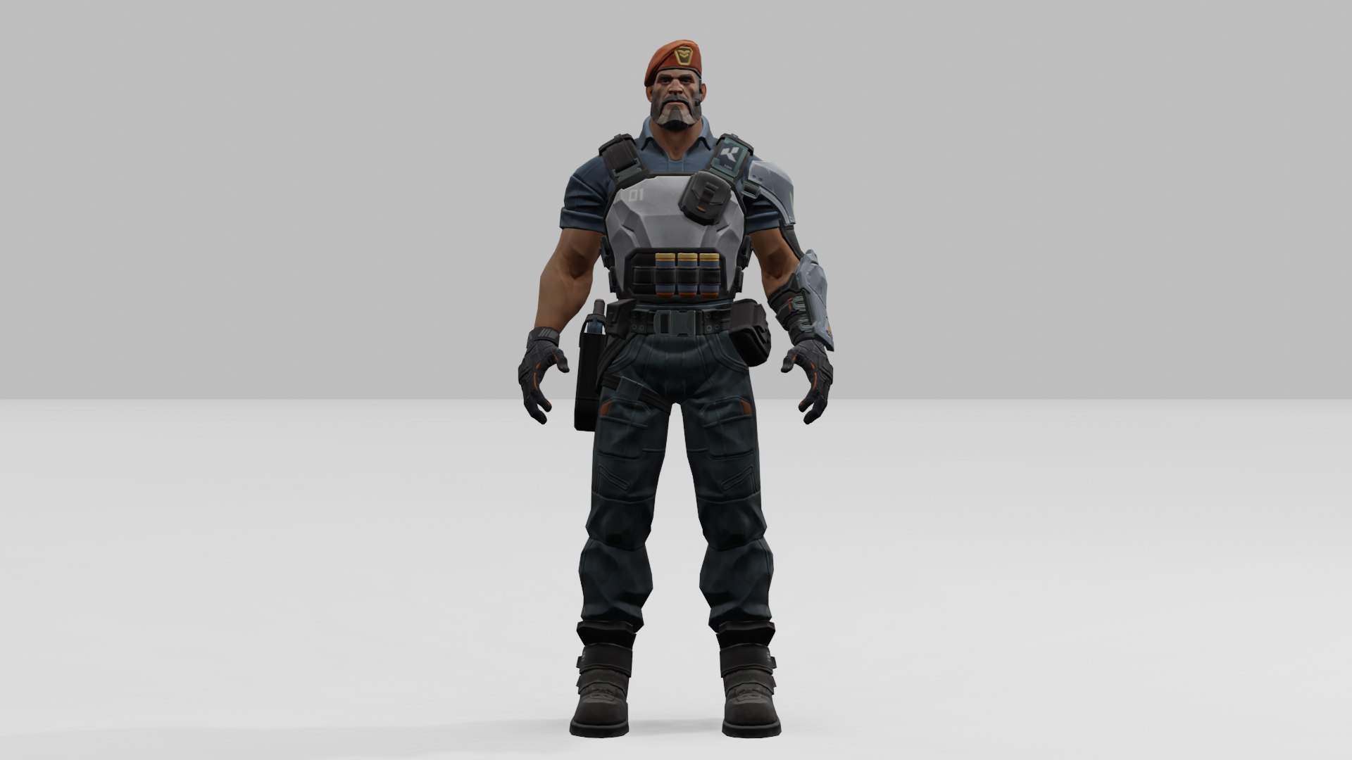 Brimstone - Valorant Modelo 3D - TurboSquid 2069206