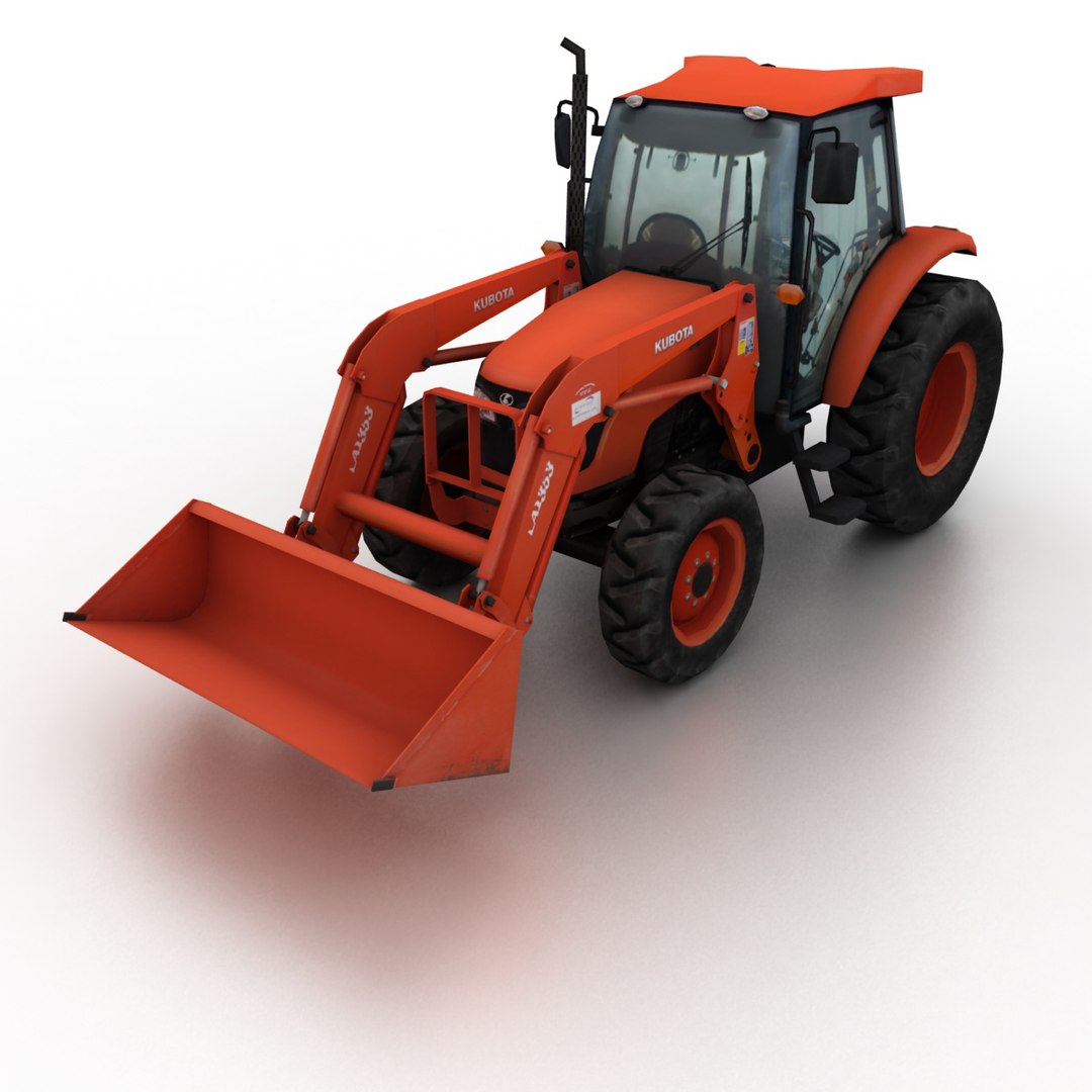 3D Model 2009 Kubota M8540 - TurboSquid 1199130