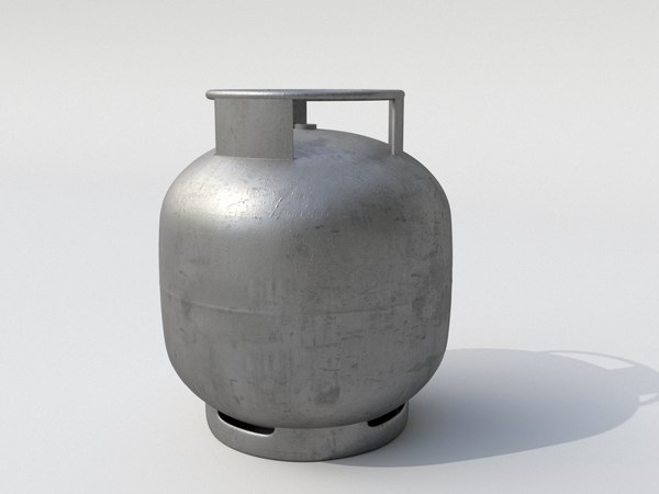 3D gas bottle - TurboSquid 1258020