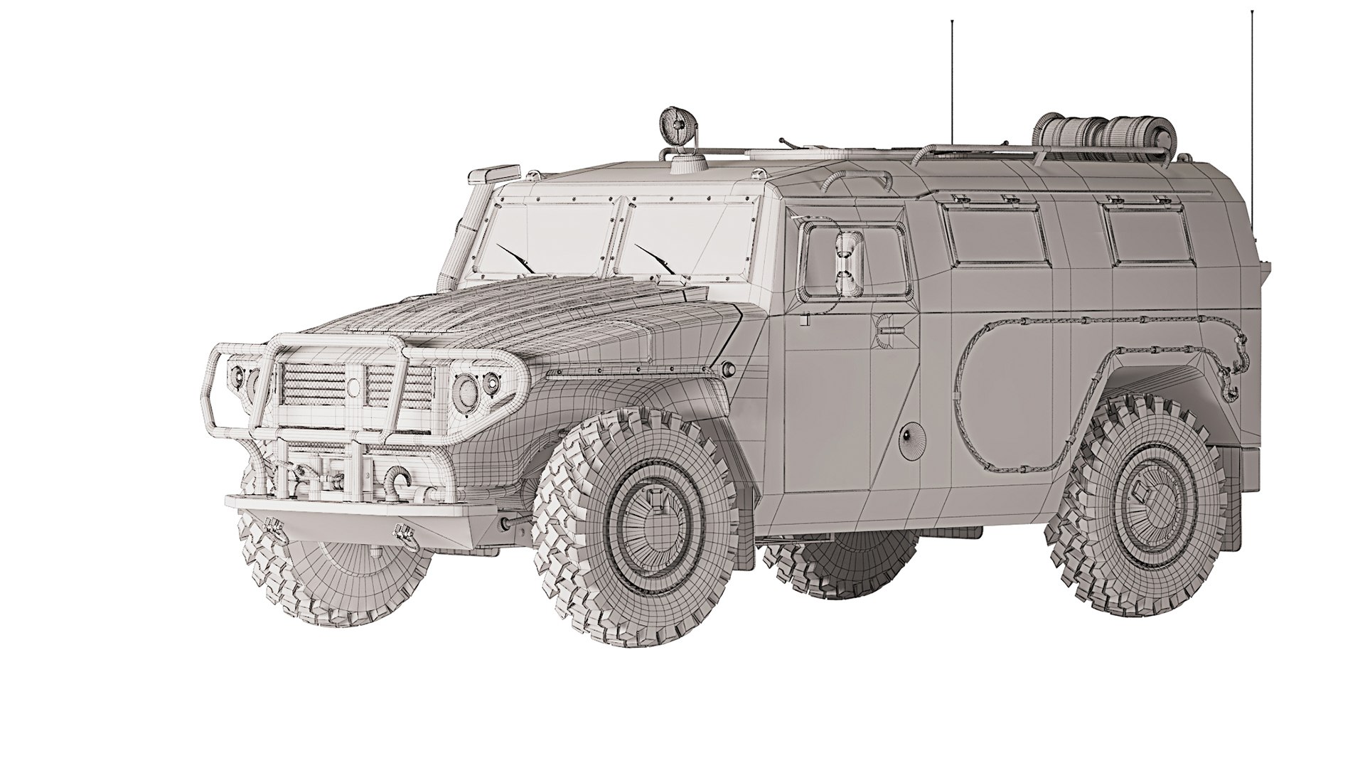 3D Gaz Tiger 2330 2005 - TurboSquid 1890865