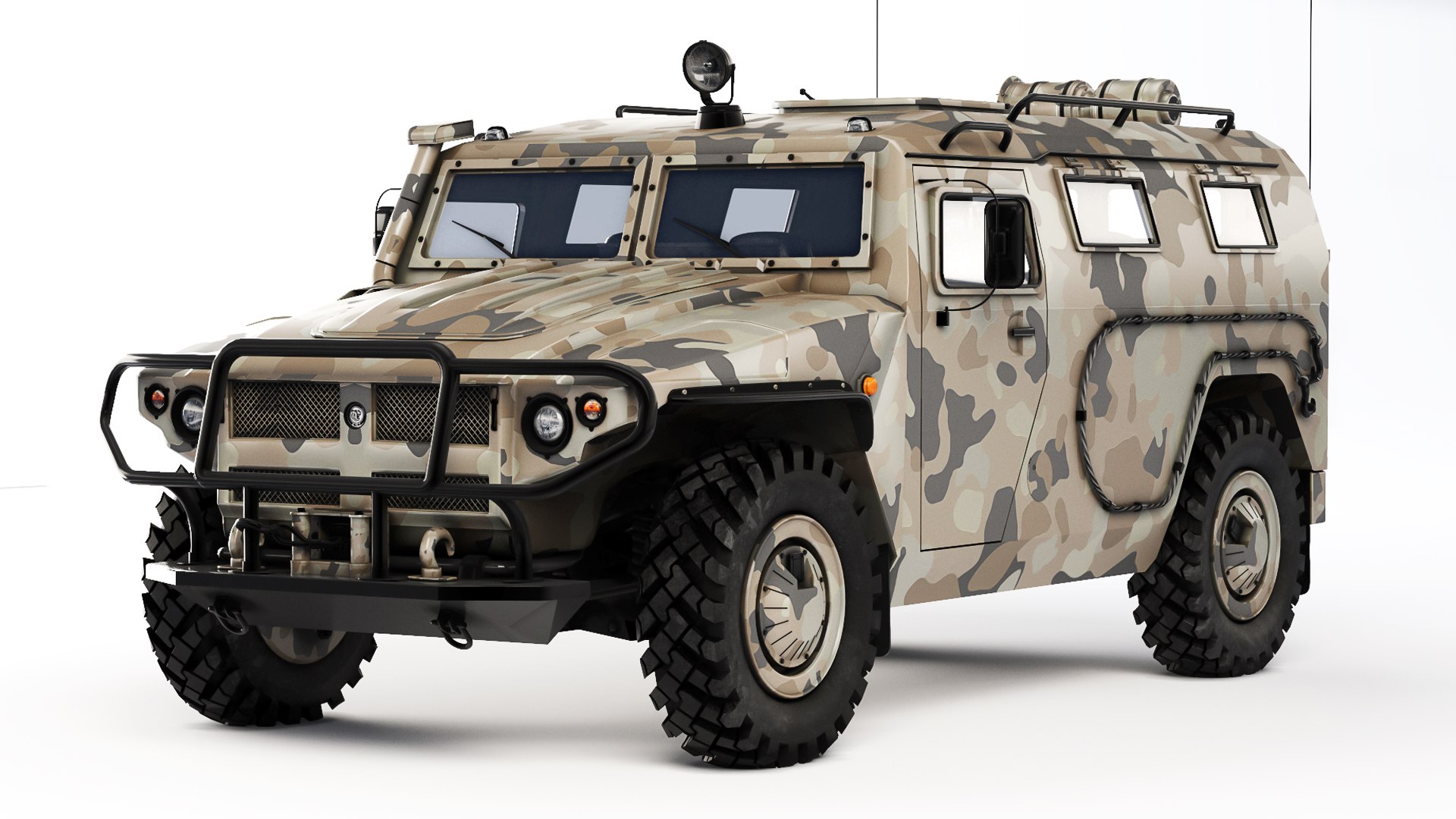 3D Gaz Tiger 2330 2005 - TurboSquid 1890865