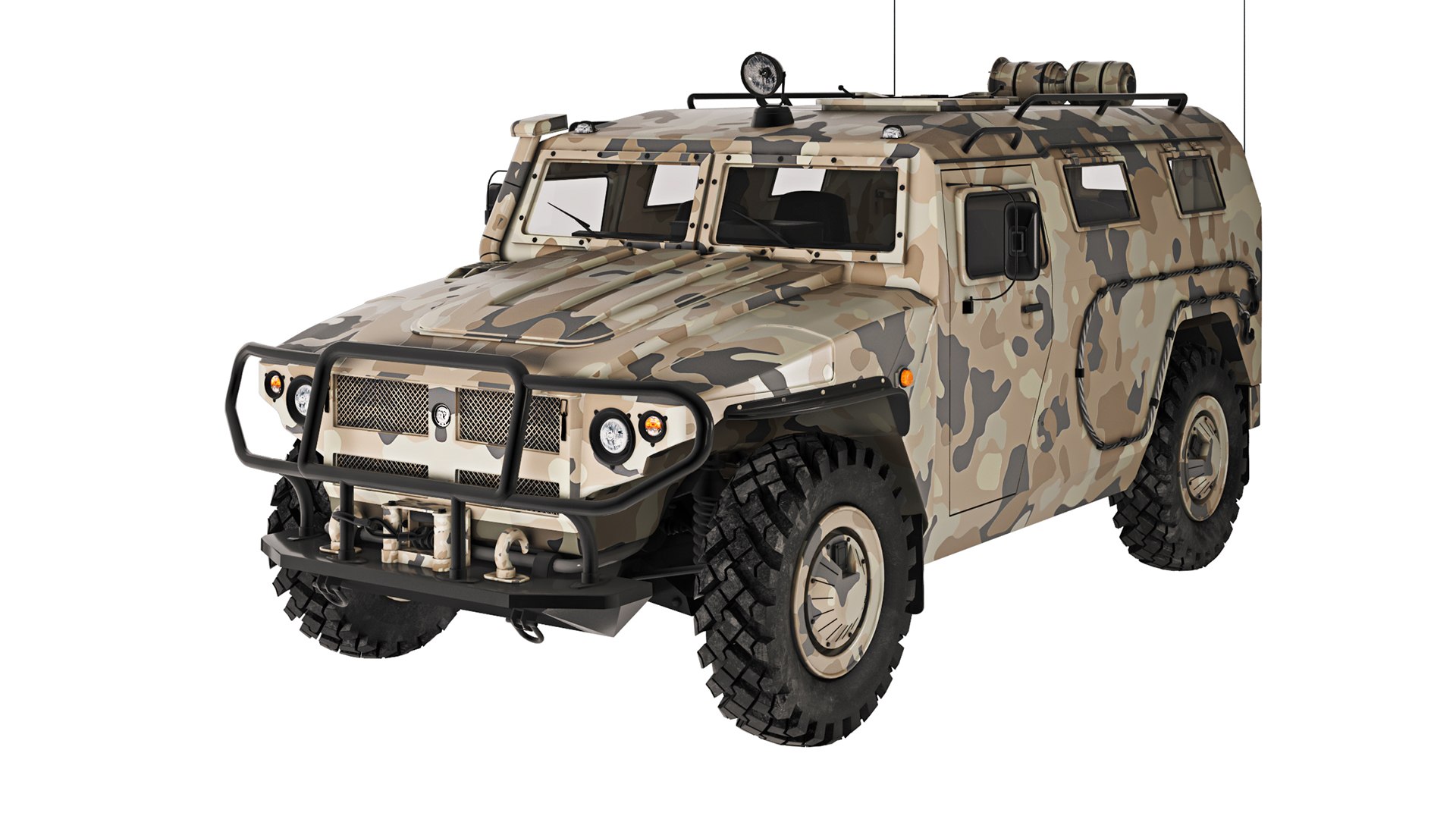 3D Gaz Tiger 2330 2005 - TurboSquid 1890865